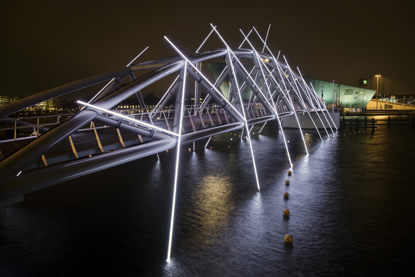 Artist Peter Vink – Mr. J.J. van der Veldebrug – Amsterdam Light ...