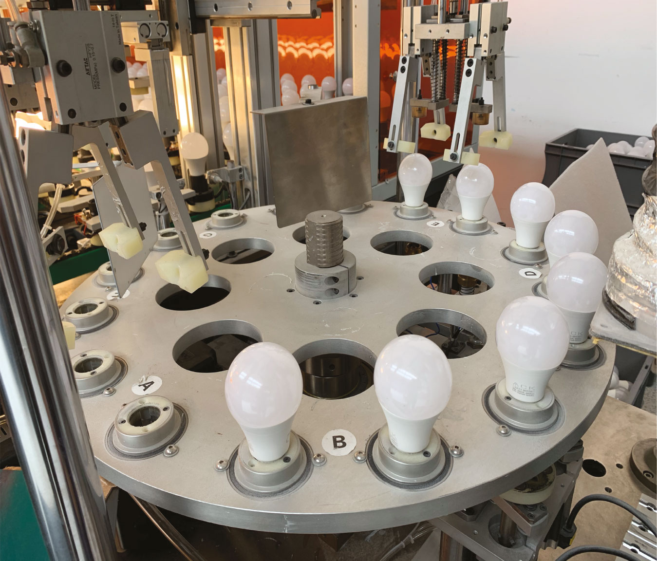 The production of lighting fixtures requires diligence and high ...